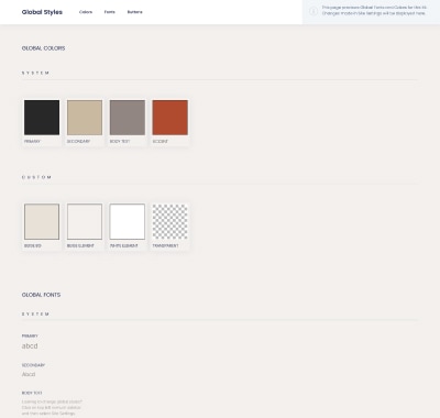 Global Styles - ADT Solutions